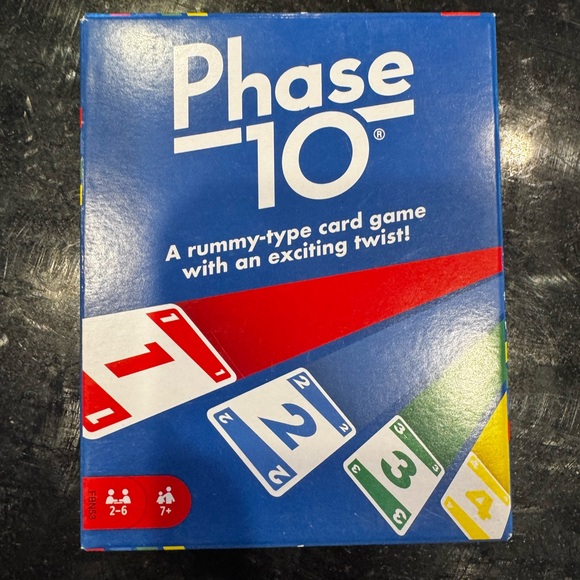 Mattel | Other | Mattel Blue And Red Card Game Phase | Poshmark